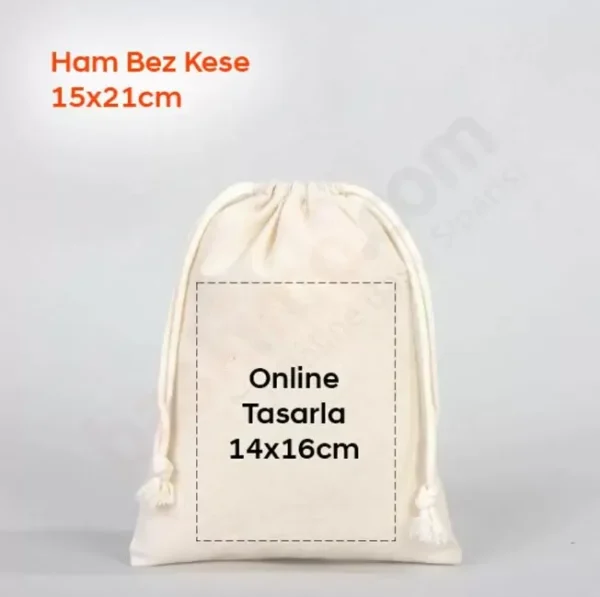 Baskılı Ham Bez Kese – BaskiSitesi