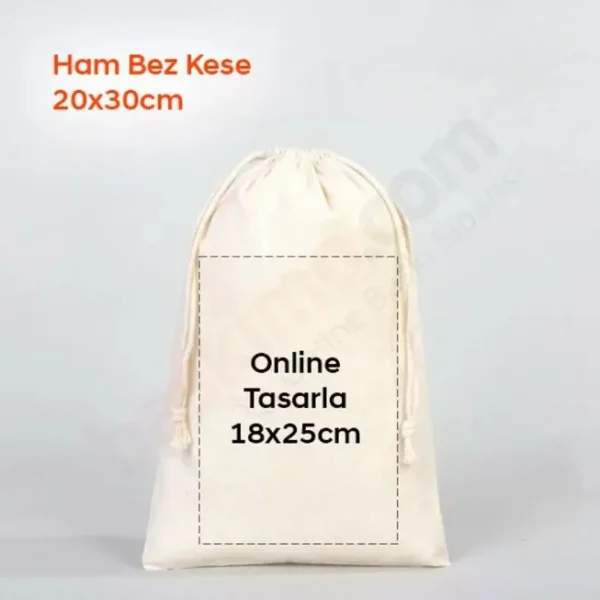 Baskılı Ham Bez Kese – BaskiSitesi